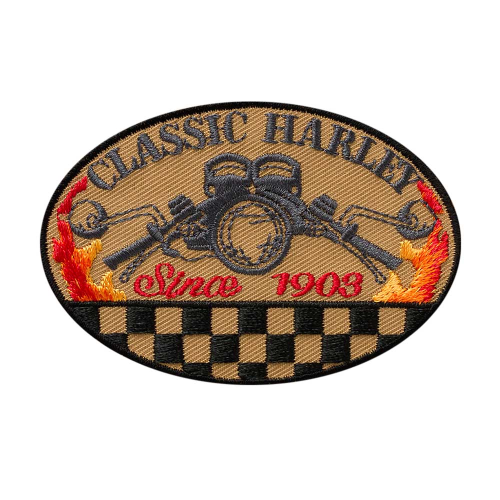 Applikation Classic Motorrad | Stoffe Werning | Stoffe Werning