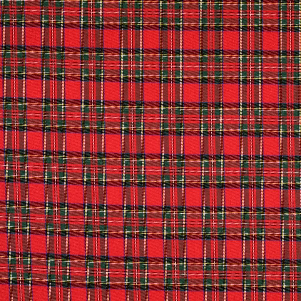 Baumwollflanell Karo rot | Stoffe Werning | Stoffe Werning