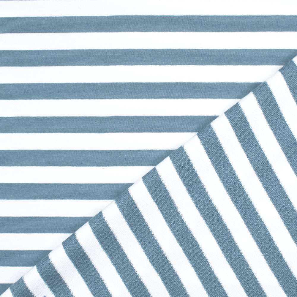 French Terry Streifen | Stoffe Werning | Stoffe Werning