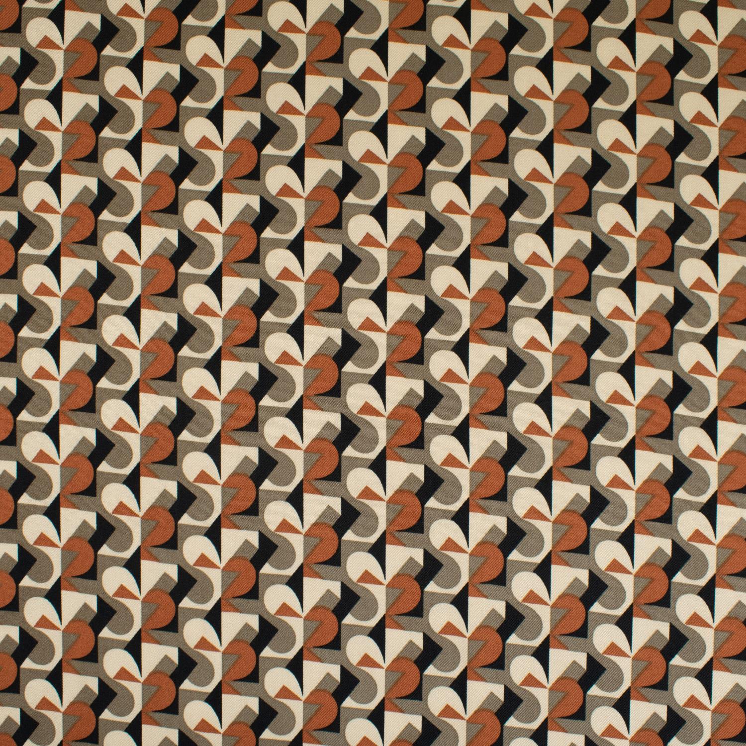 Viskosestoff Twill Retro braun | Stoffe Werning | Stoffe Werning