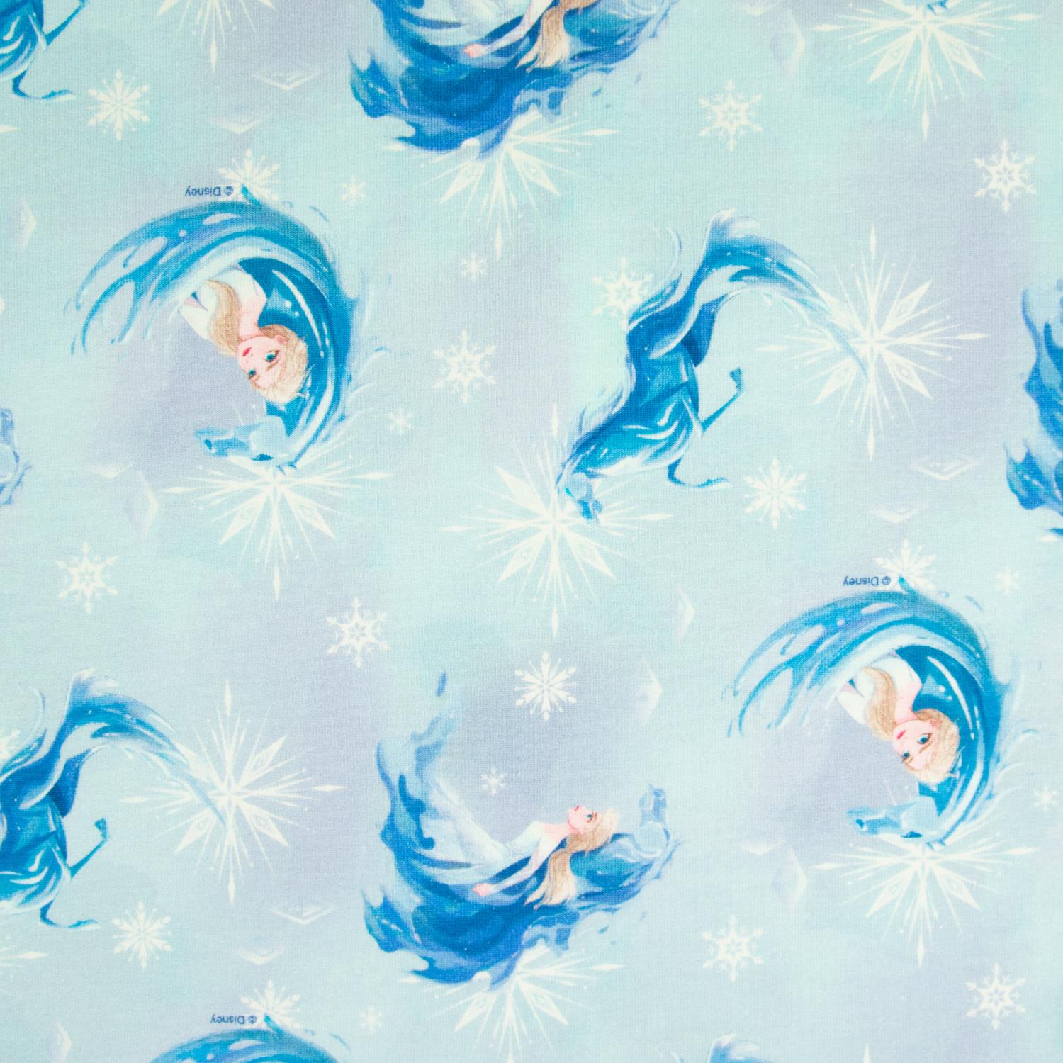 French Terry Eiskönigin II Elsa & der Wassergeist | Stoffe Werning