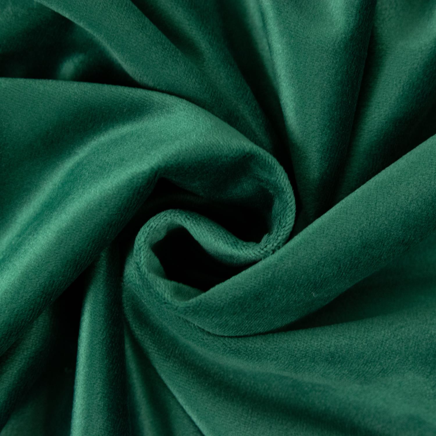 Dekostoff Samt uni grün | Stoffe Werning