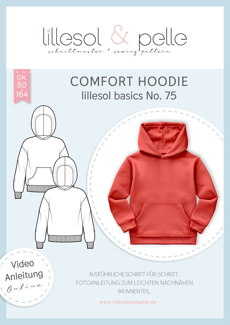 lillesol basic No.75 Comfort Hoddie | Stoffe Werning | Stoffe Werning