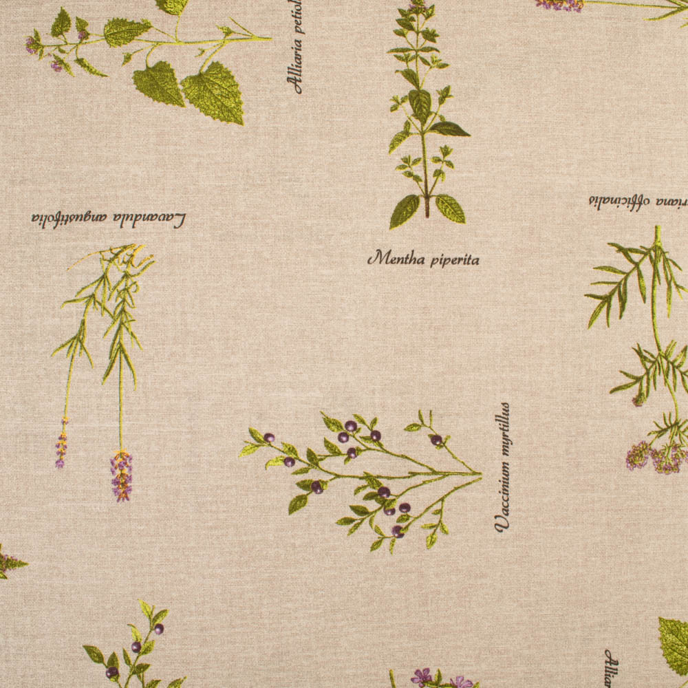 Dekostoff Loneta Lavendelzweige | Stoffe Werning | Stoffe Werning