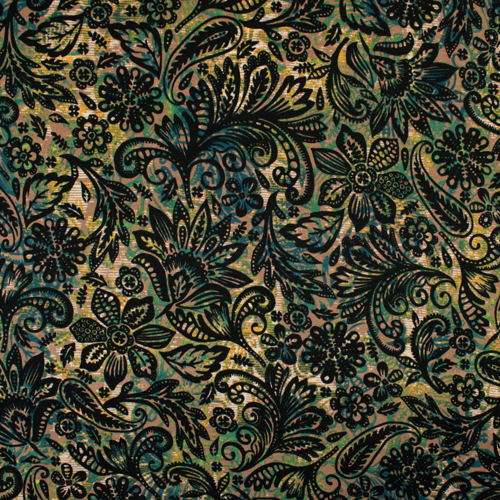 Viskosestoff Paisley | Stoffe Werning | Stoffe Werning