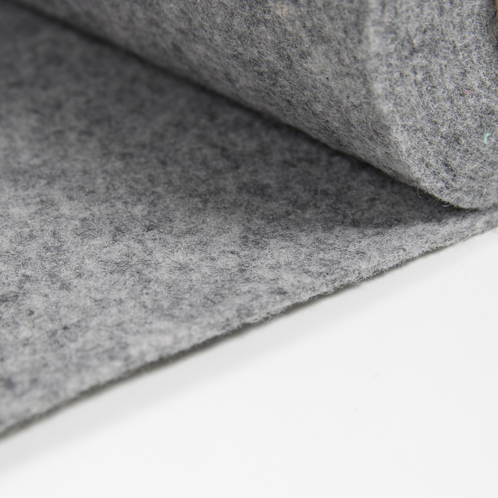 Wollfilz grau 2 mm | Stoffe Werning