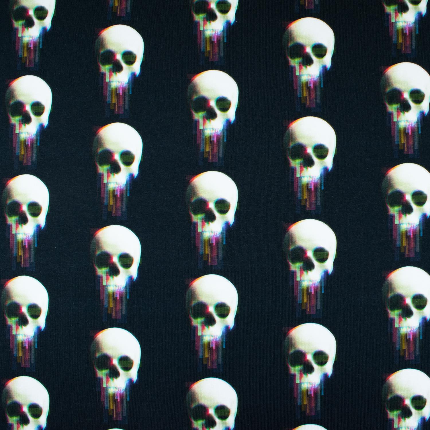 French Terry Skulls | Stoffe Werning | Stoffe Werning