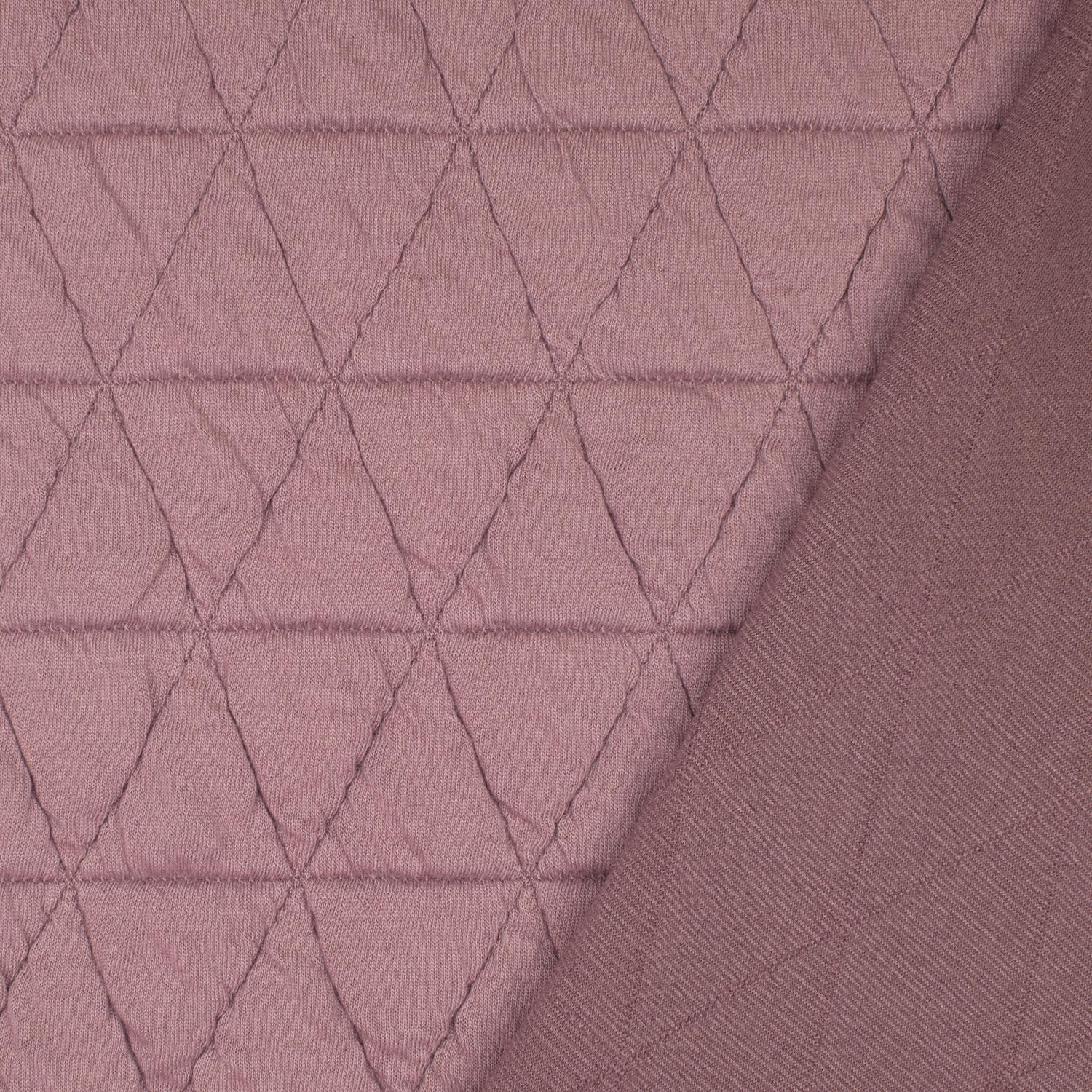 Reststück Stepper weich uni altrosa| Stoffe Werning | Stoffe Werning