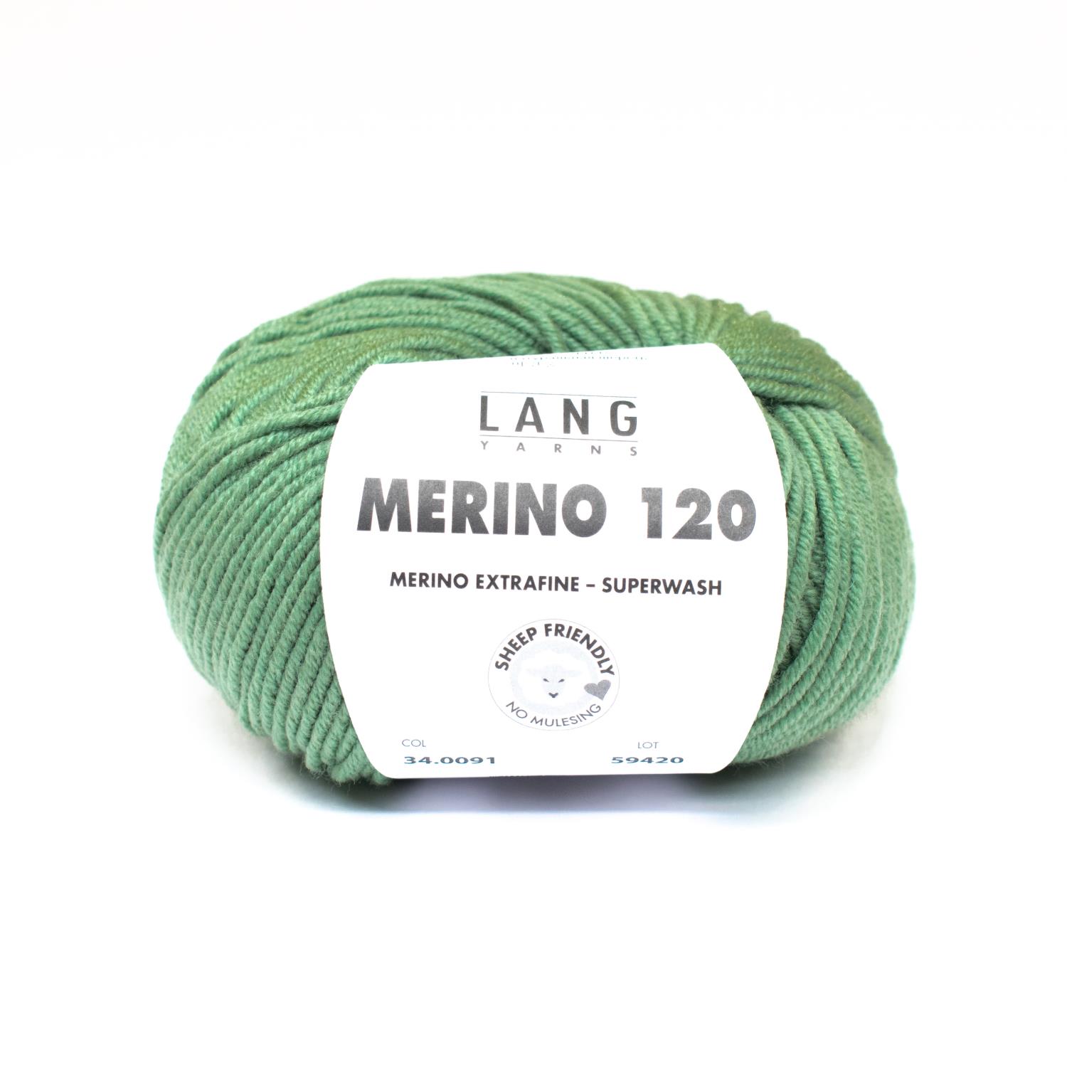 Lang Yarns Merino 120 - 100% Schurwolle | Stoffe Werning | Stoffe Werning