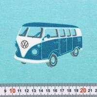 Dekostoff VW Bus Aloha Lizenz | Stoffe Werning