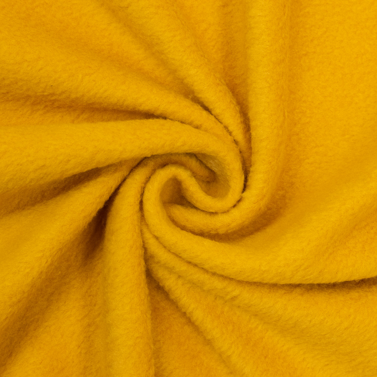 Polarfleece uni senfgelb | Stoffe Werning