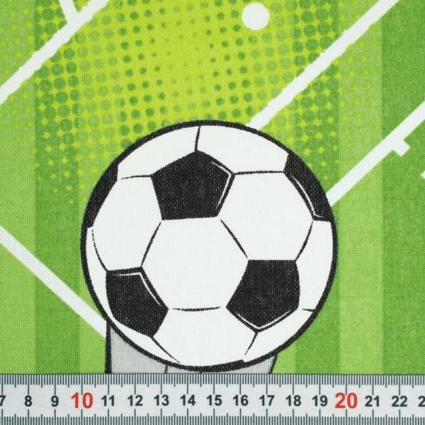 Dekostoff Halbpanama Fußball | Stoffe Werning | Stoffe Werning