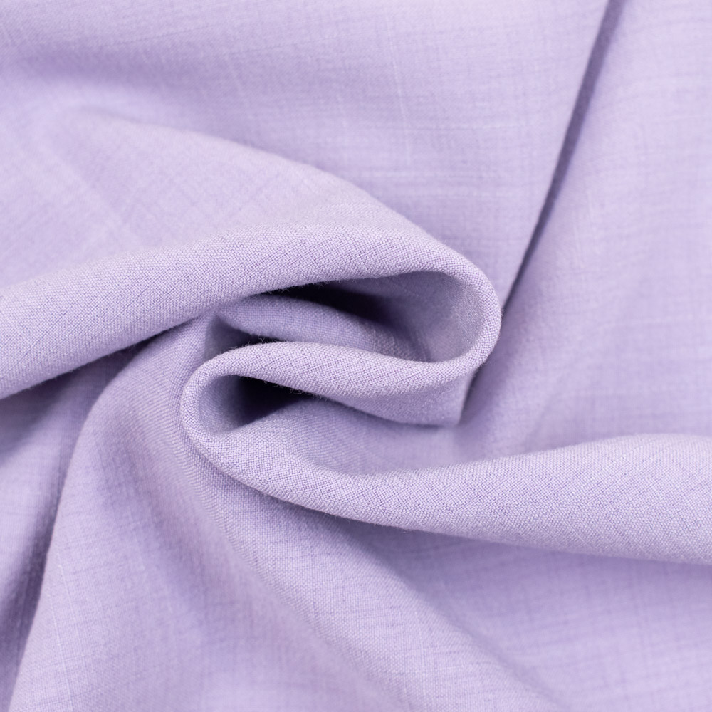 Polyester-Viskose-Stoff elastisch Leinenoptik flieder | Stoffe Werning