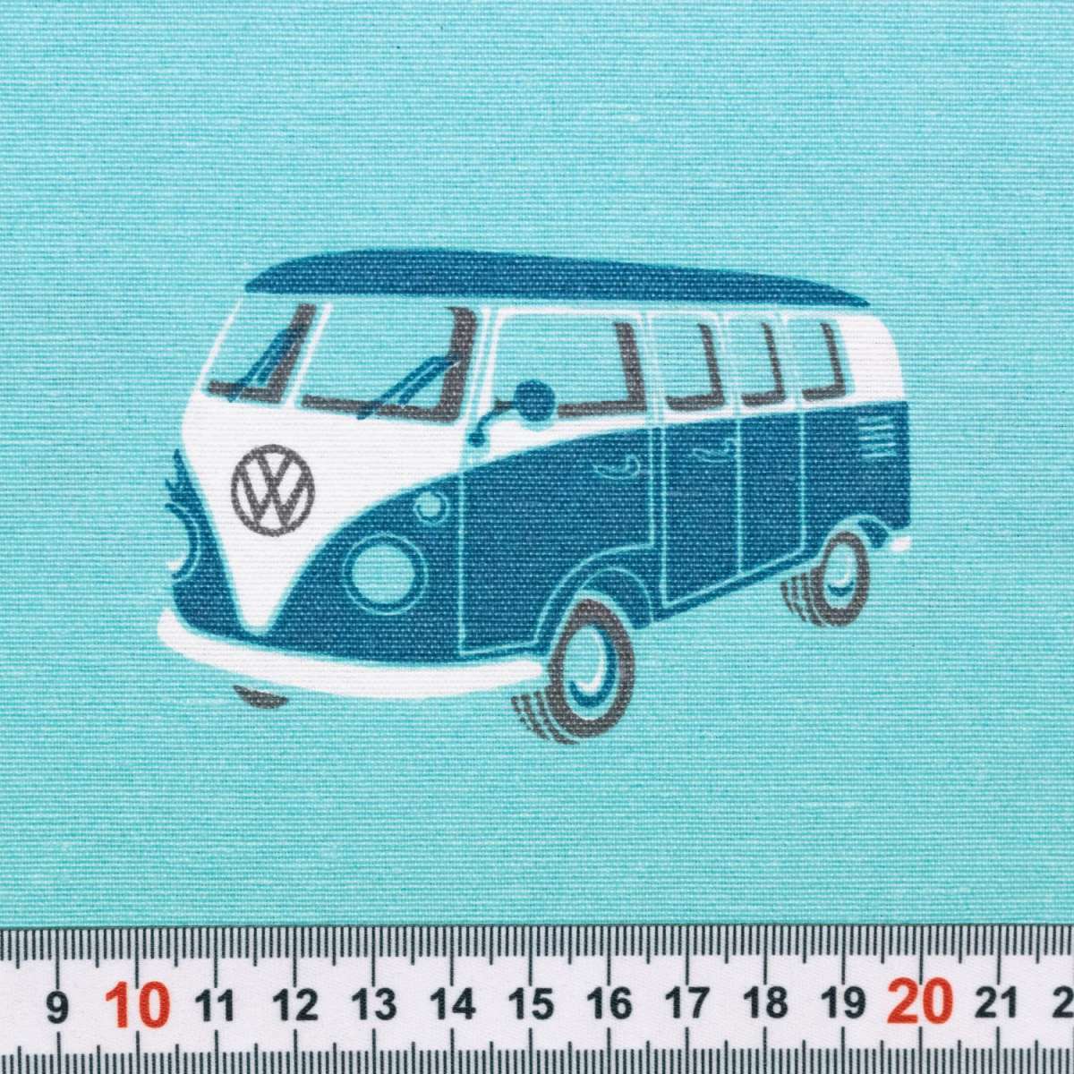 Dekostoff VW Bus Aloha Lizenz | Stoffe Werning
