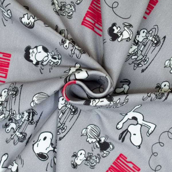 Baumwolljersey Peanuts Snoopy Playtime | Stoffe Werning