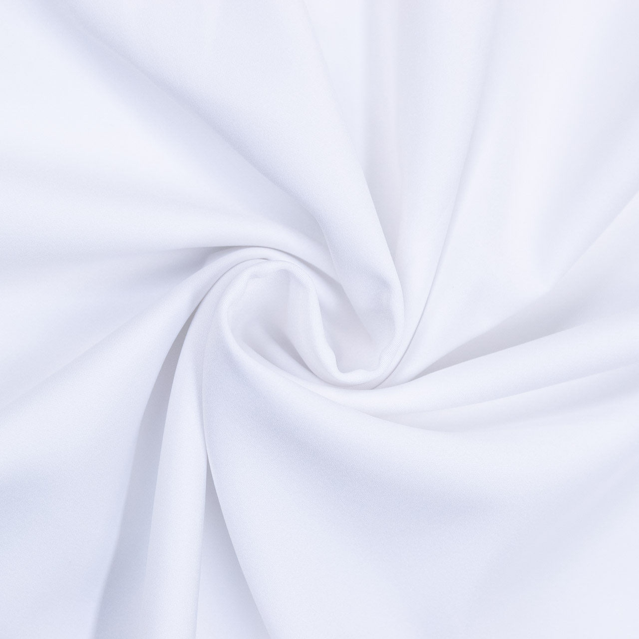Satin Stoff Micro Royal weiß | Stoffe Werning