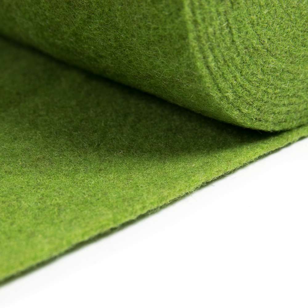 Wollfilz olivgrün 2 mm | Stoffe Werning