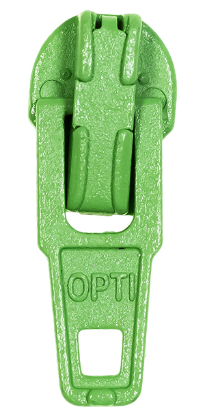 Opti S40 Zipper Fulda apfelgrün | Stoffe Werning